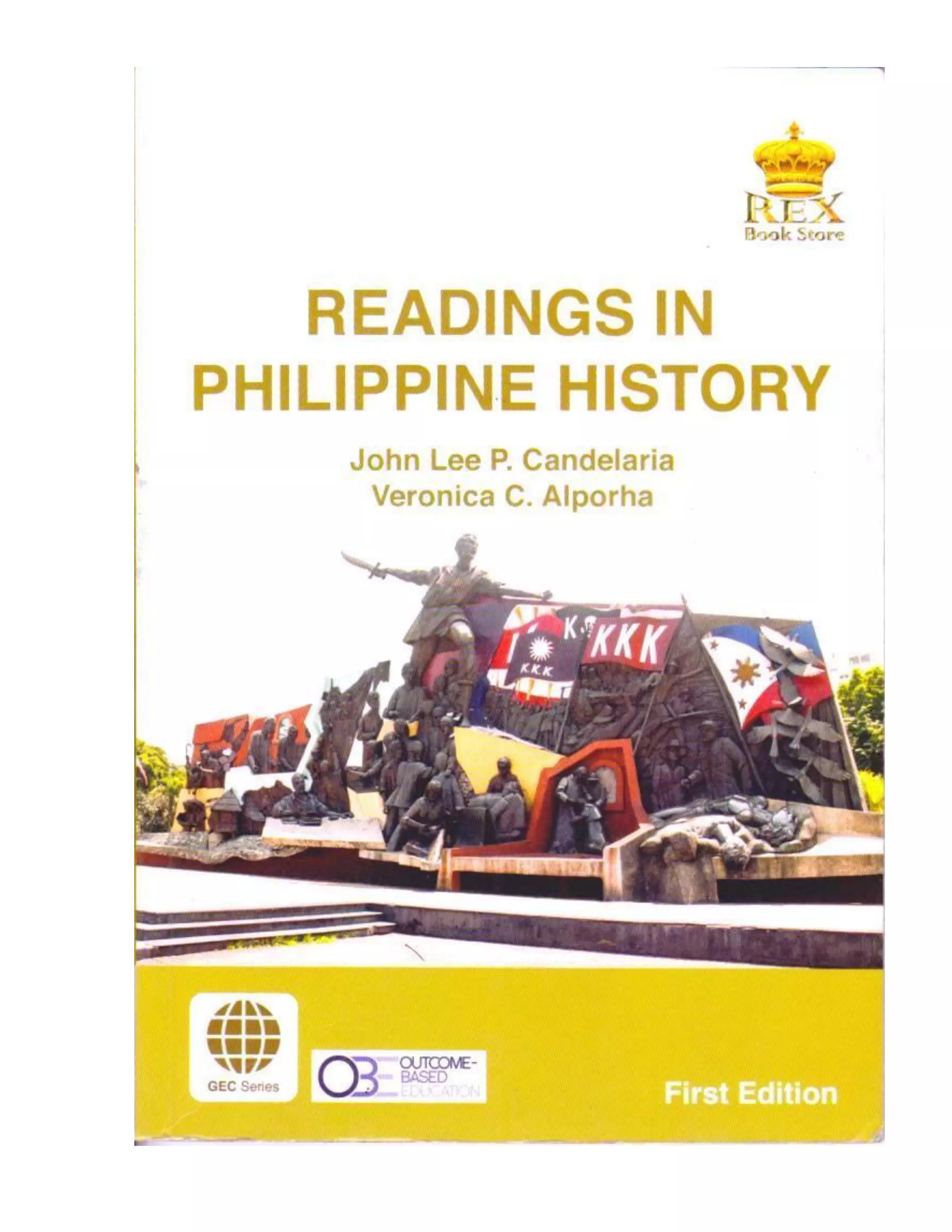 Readings in Philippine History by John Lee Candelaria - First Edition ...