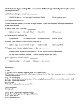 Reading Skills | PDF