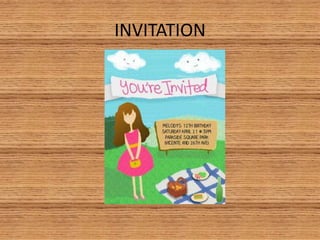 Reading skill invitation, announcement, and short message | PPTX