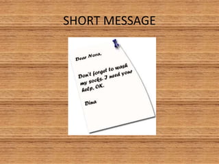 Reading skill invitation, announcement, and short message | PPTX