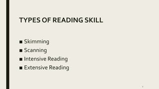 Reading skill | PPTX