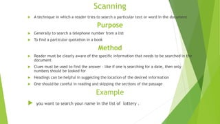 Reading skill | PPTX