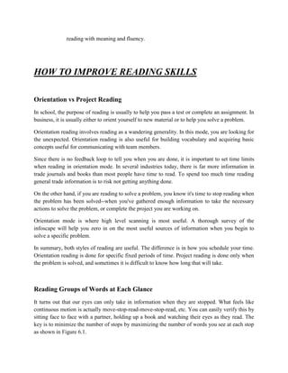 Reading skills | DOCX