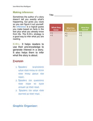 Reading skills | DOCX | Books and Literature