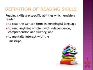 Reading skills | PPTX