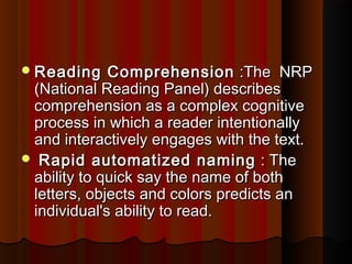 Reading skills | PPT