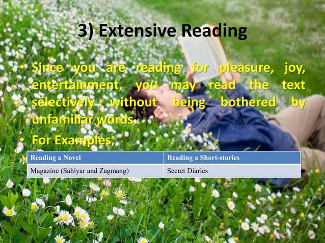 Reading skills | PPTX | Education