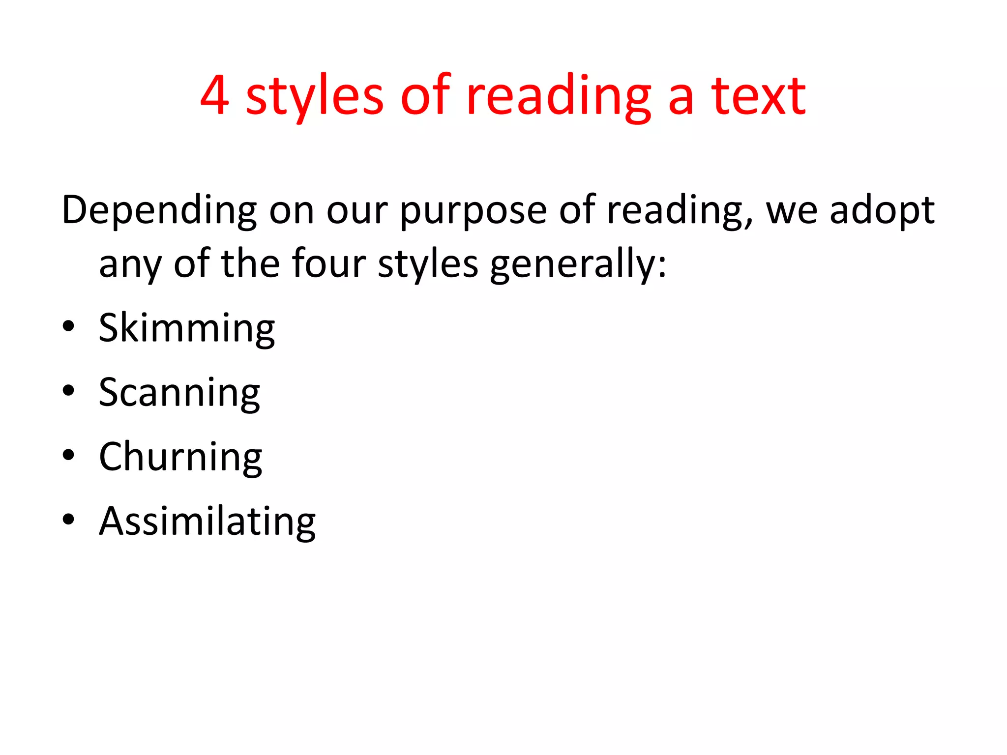 Reading skill | PPTX