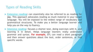 Reading skills | PPT