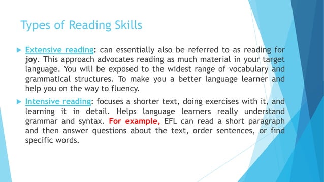 Reading skills | PPT