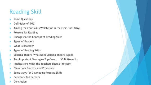 Reading skills | PPT