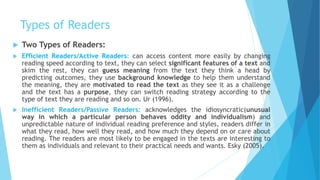 Reading skills | PPT