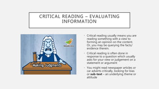 Reading skills | PPTX