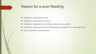 Reading skills | PPTX