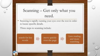 Communication Skills-Reading Skills.pptx | Search | Internet
