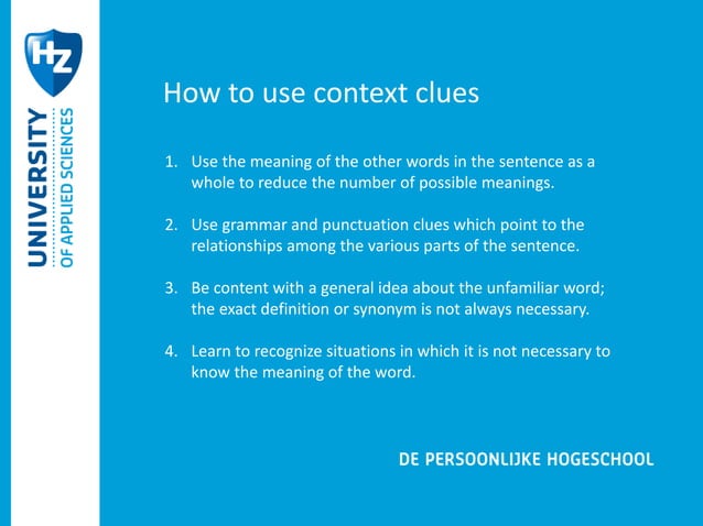 Reading skills - context clues | PPTX