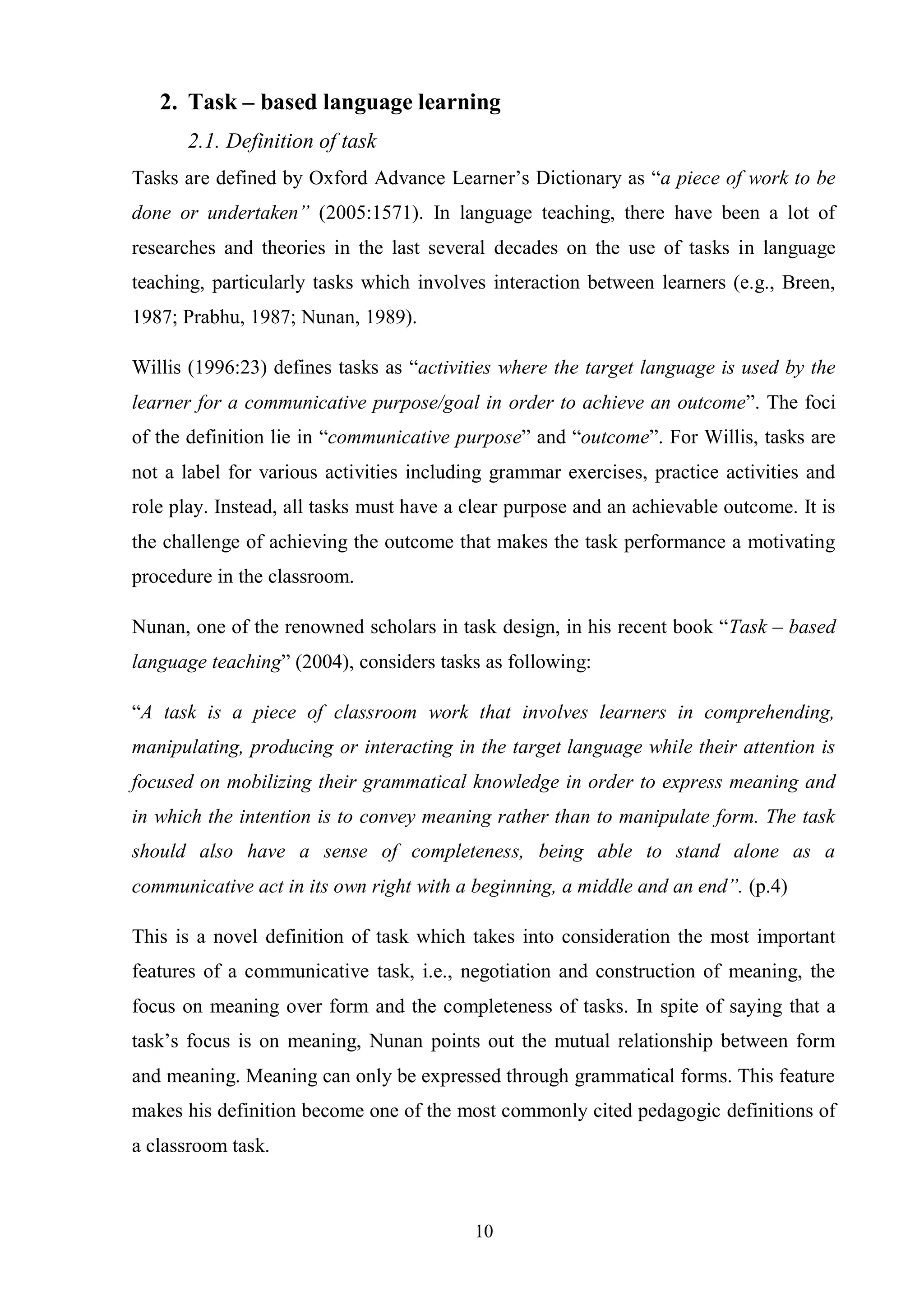 Reading skills for the first-year students at Vietnam Maritime University by implementing task ...