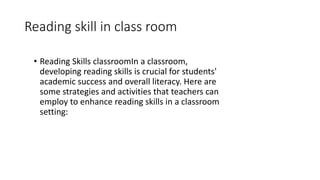 READING SKILLS IN CLASSROOM by Muhammad Arshad 23.pptx