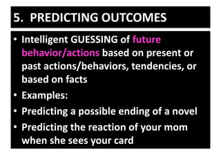 Reading skills & kinds (2) | PPTX | Science