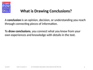 Reading Skills_L8_U3_PPT1.pptx drawing conclusions | PPTX