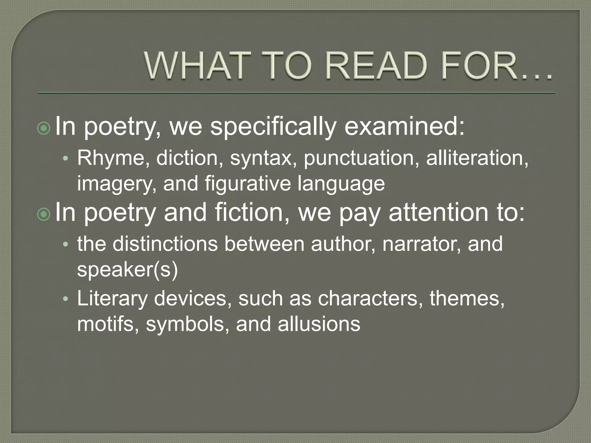 Reading Skills Presentation | PPTX