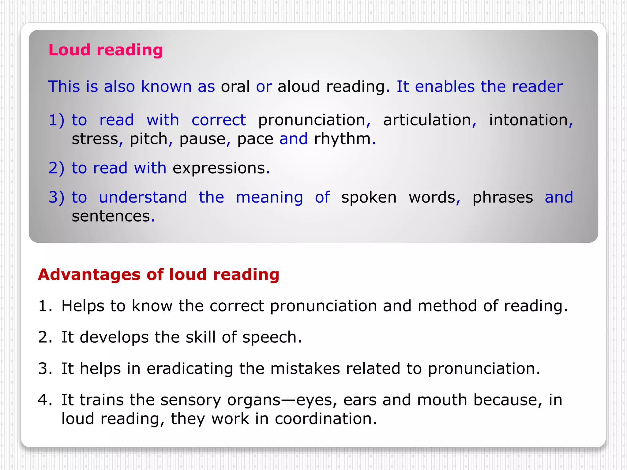 Reading skills - purpose and types of reading | PPTX