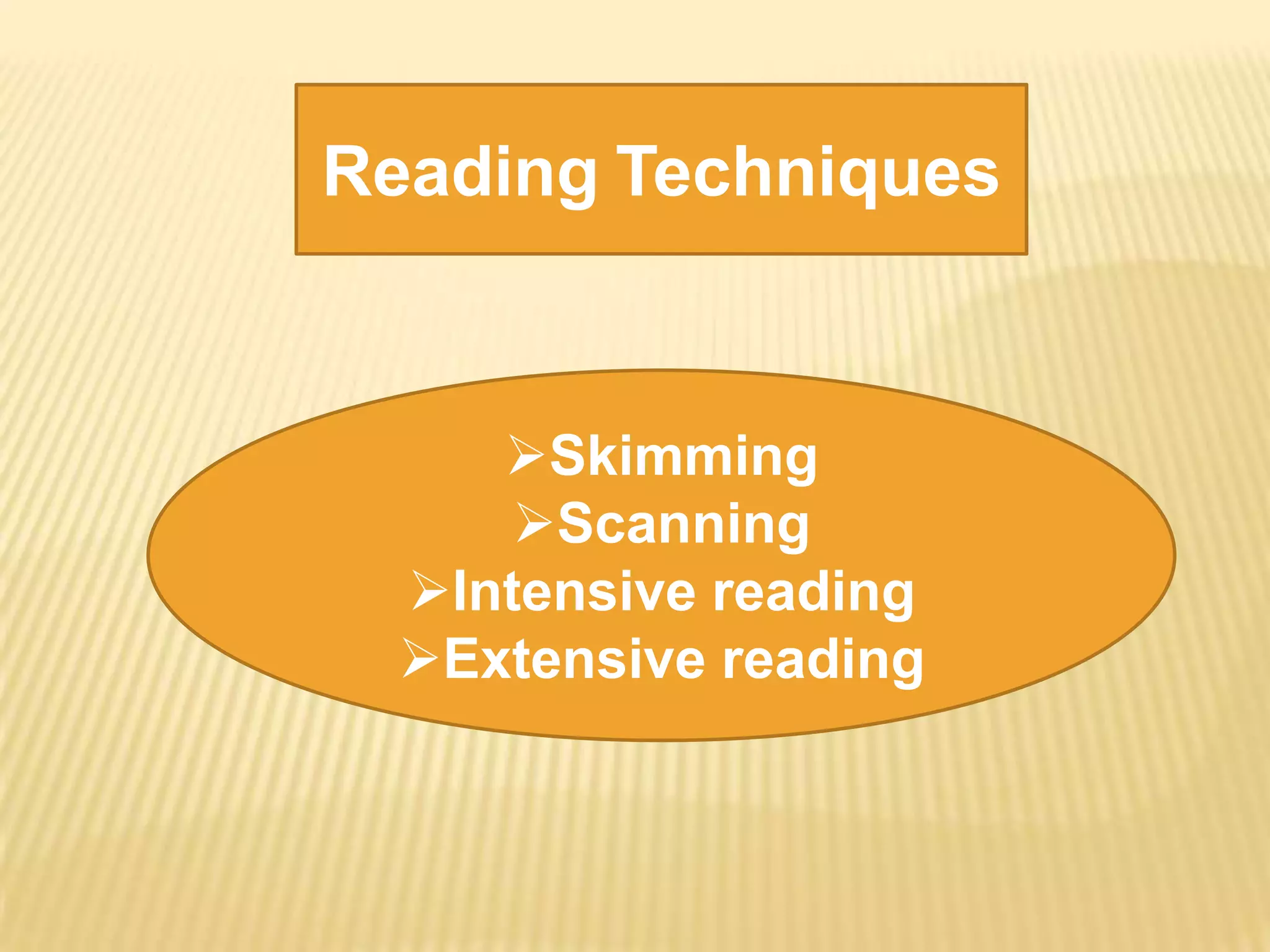 Reading skills (skimming and scanning) | PPTX
