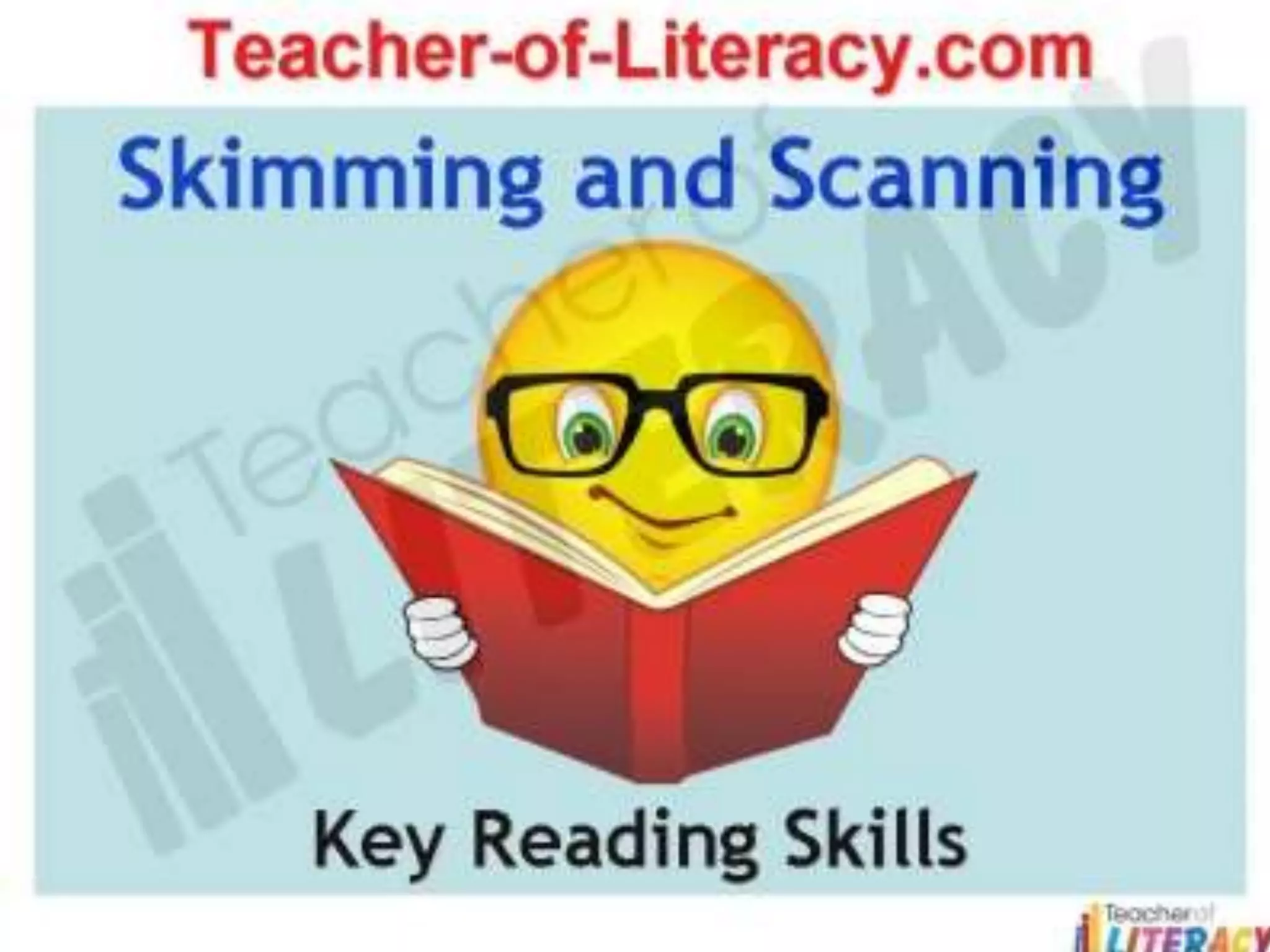 Reading skills (skimming and scanning) | PPTX