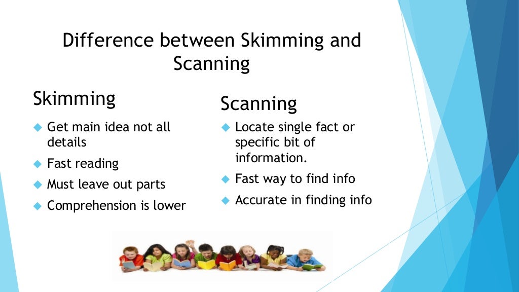 Reading Skills Skimming And Scanning Reading Skills Skimming And Scanning