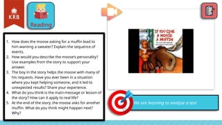 Reading Slides - shared reading comprehension questions | PPTX
