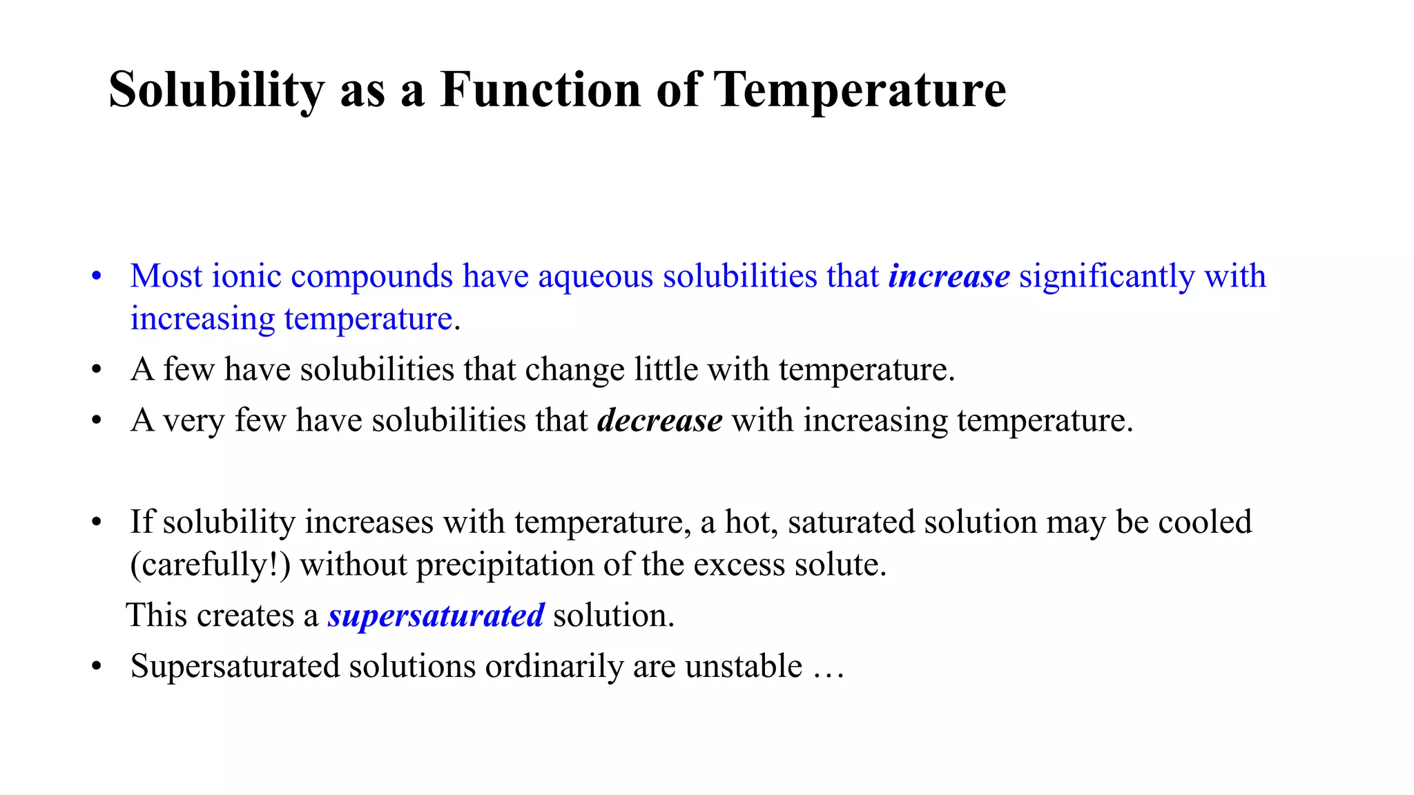 Reading solubility curves, 13(2) | PPTX