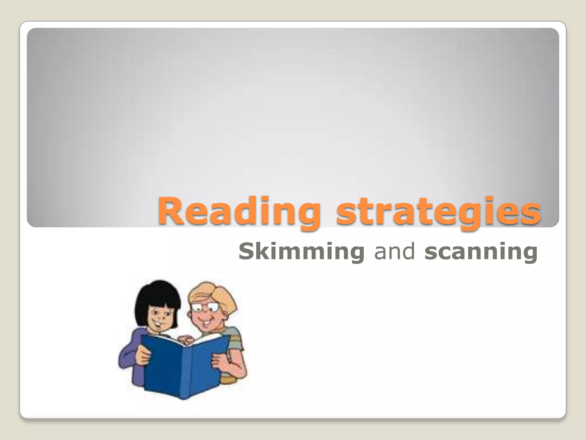 Reading strategies | PPT