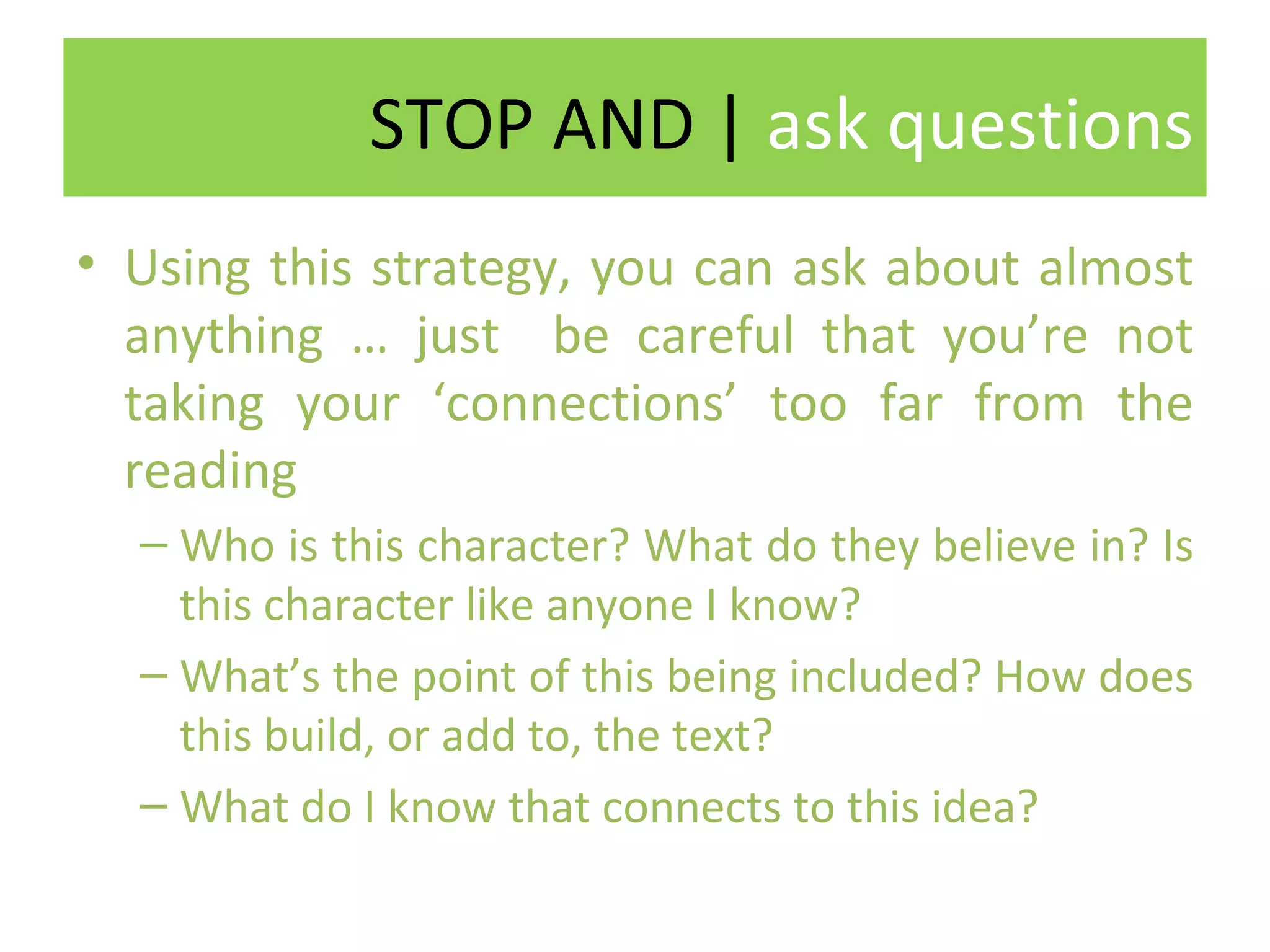 Reading strategies | PPT