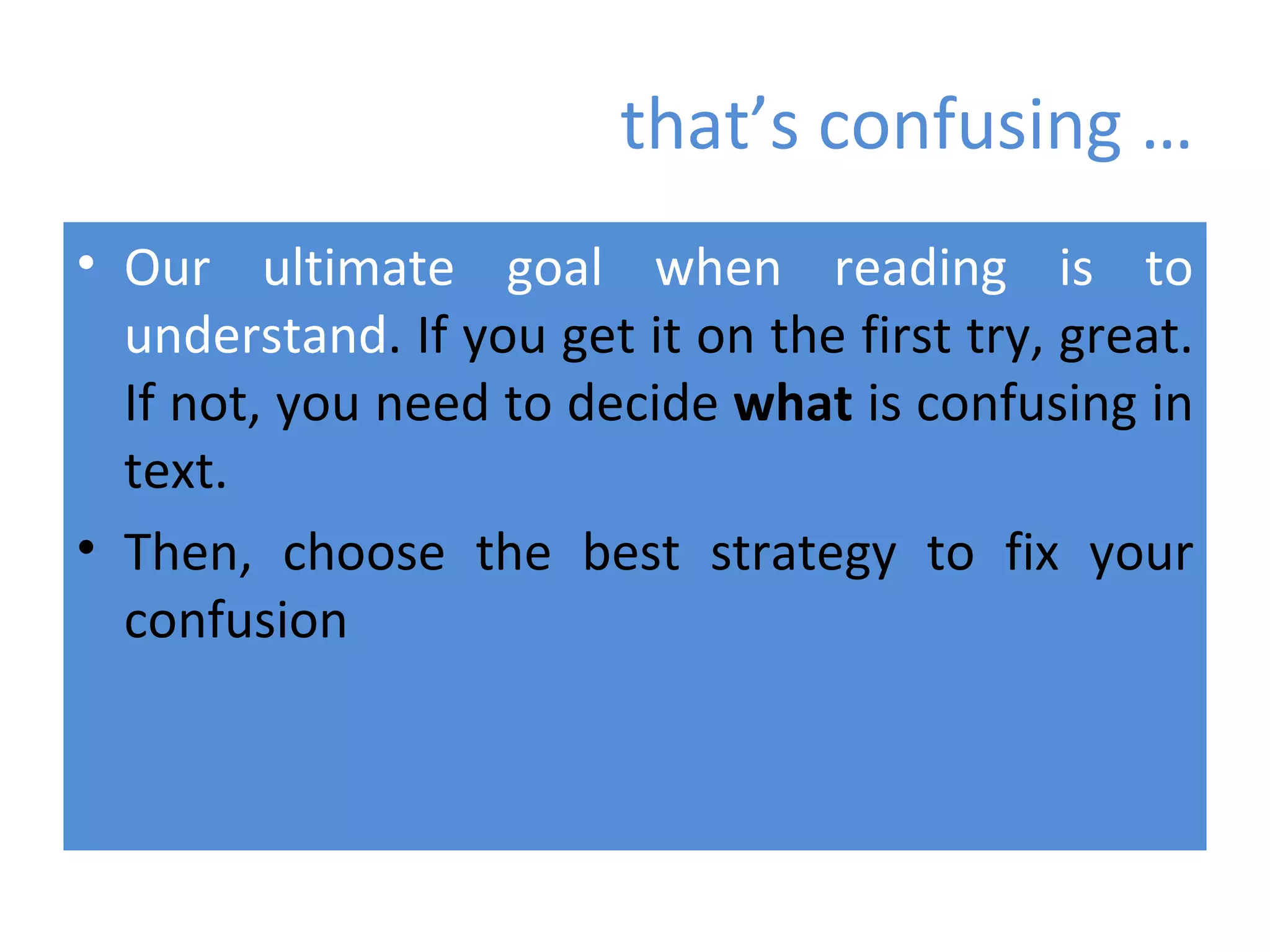 Reading strategies | PPT