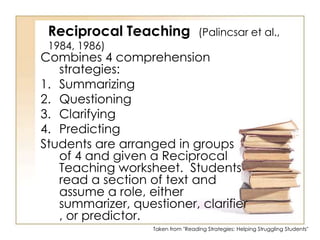 Reading strategies | PPT