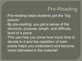 Reading strategies | PPTX
