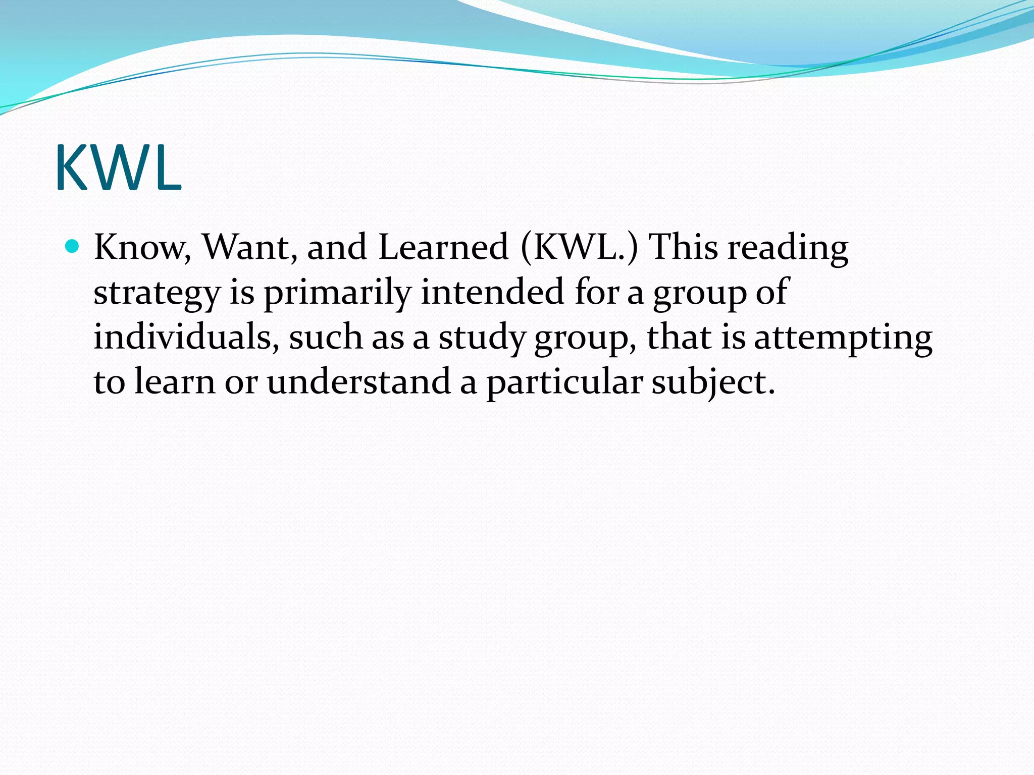 Reading strategies | PPTX