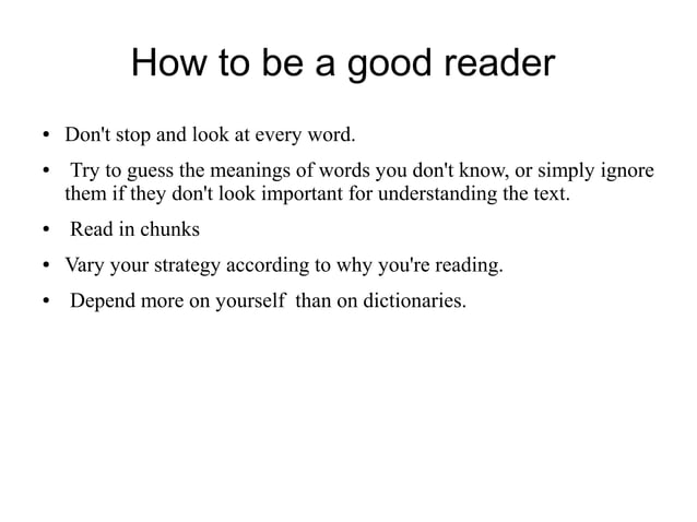 Reading strategies | PPT