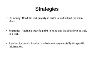 Reading strategies | ODP