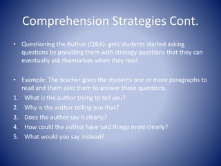 Reading strategies | PPT