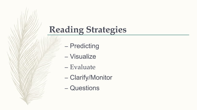 Reading strategies | PPT