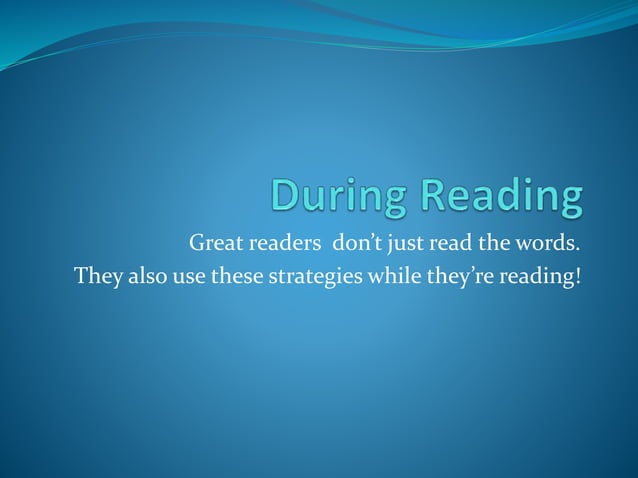 Reading strategies | PPT