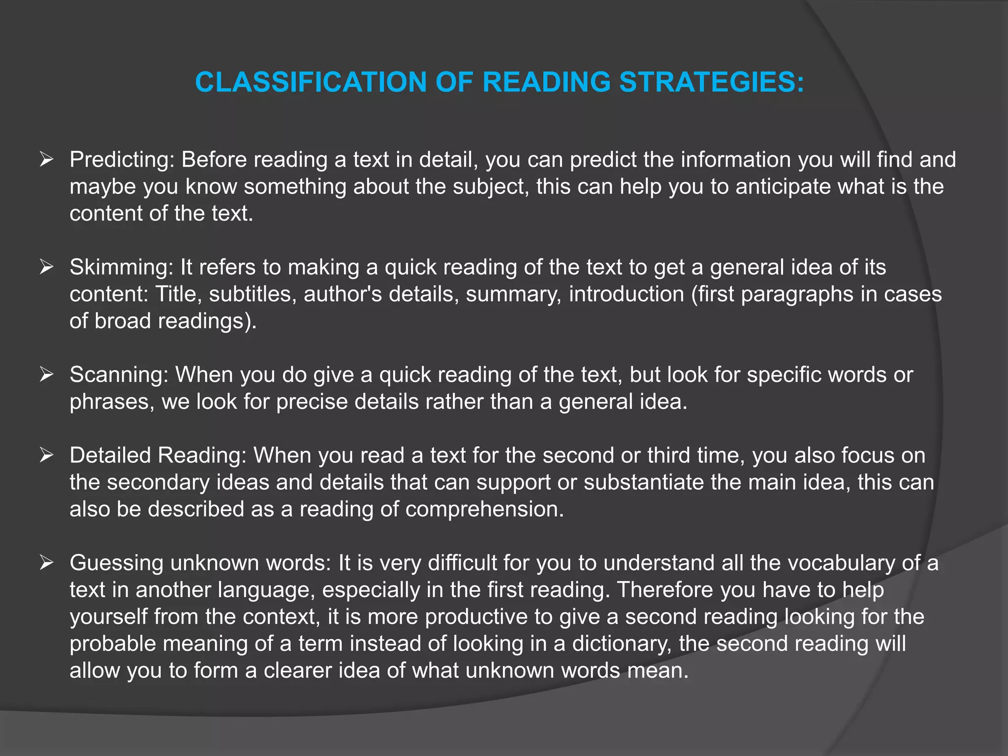 Reading strategies | PPTX