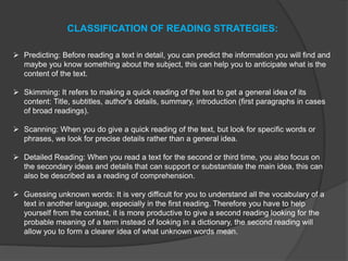 Reading strategies | PPTX