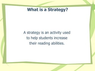 Basic Reading Strategies | PPT