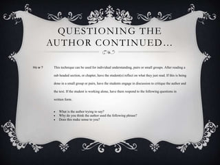 Reading strategies ca1 hannah_angeline | PPTX
