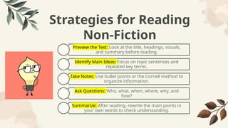 READING STRATEGIES FICTION AND NON FICTION.pptx