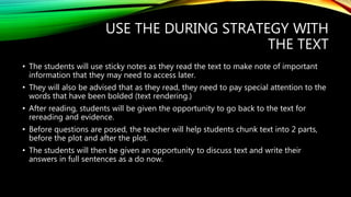 Reading strategies for informational text before, during | PPTX ...