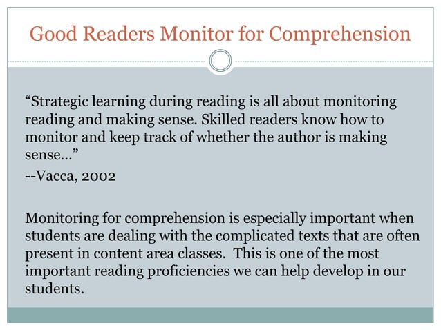 Reading strategies for science final | PPTX | Educational Assessment ...