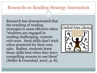 Reading strategies for science final | PPTX | Educational Assessment ...